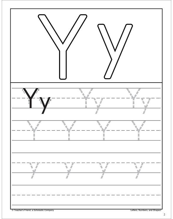 The Letter Yy: Alphabet Packet | Printable Skills Sheets