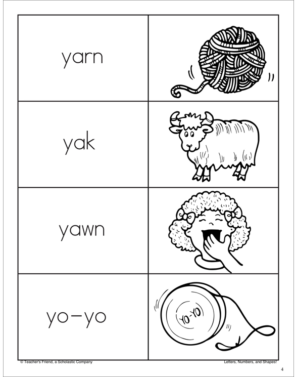 The Letter Yy: Alphabet Packet | Printable Skills Sheets
