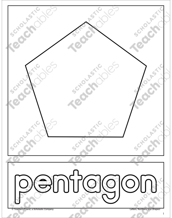 Pentagon Template Printable