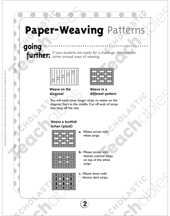 Weaving Worksheet