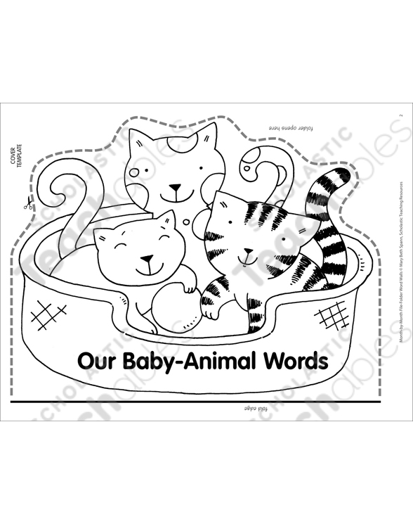 Our Baby-Animal Words: Word Wall | Printable Lesson Plans and Ideas