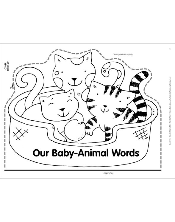 Our Baby-Animal Words: Word Wall | Printable Lesson Plans and Ideas