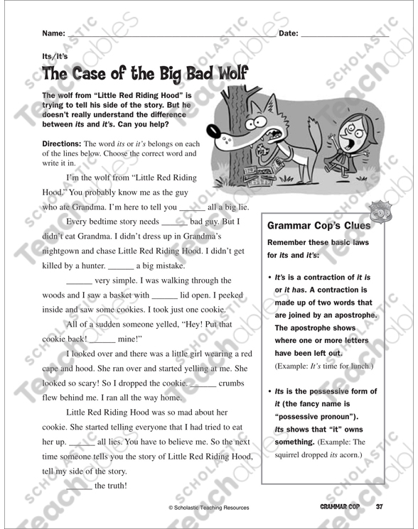 big bad wolf chasing