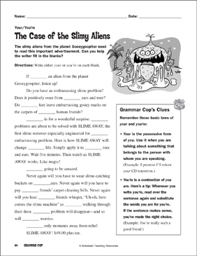 alien reading comprehension