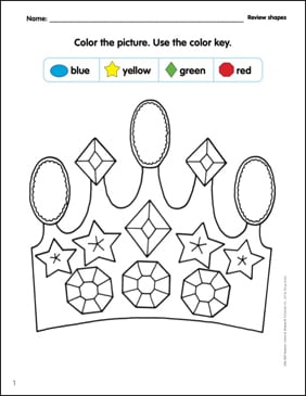 Learning Colors Coloring Pages