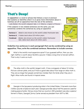 Appositive Phrases Worksheets 4th Grade Appositives And Appositive