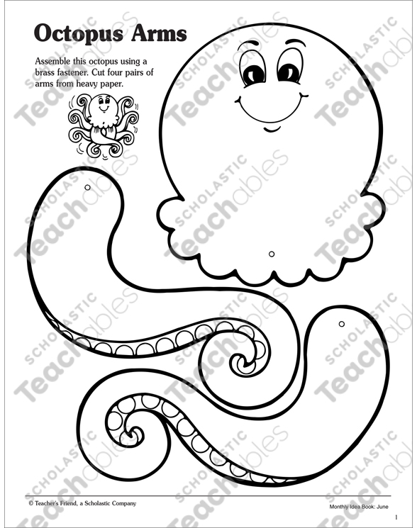 how to draw octopus arms