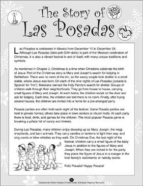 los posadas coloring sheet