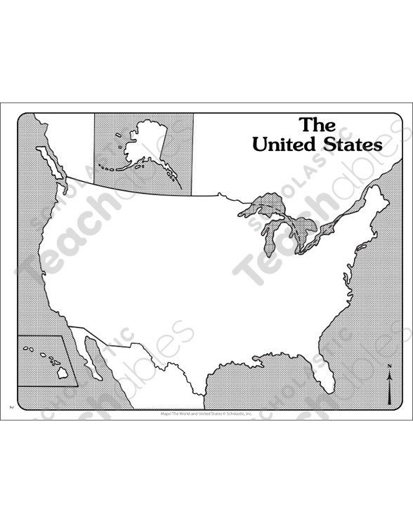 Teachable Map Of United States