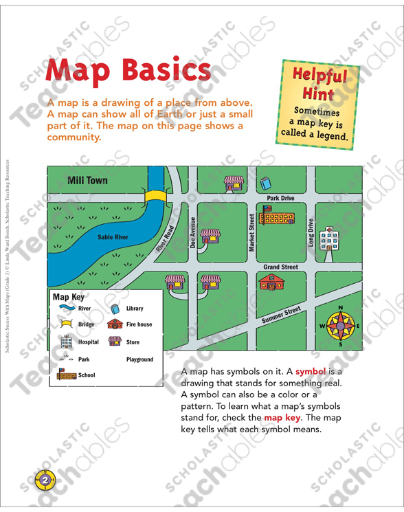 Community Map For Kids Printable