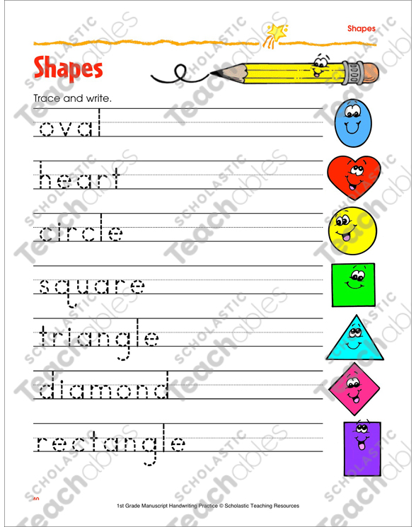 Trace And Write Words