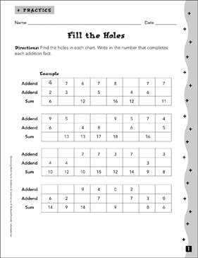 Scholastic Math Worksheets