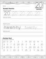 Scholastic Worksheets 177917 | 1 5 11 20 | Mcolmenares