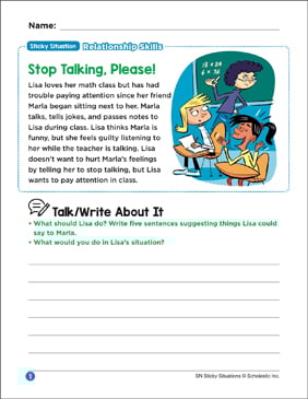 stealing is wrong worksheet