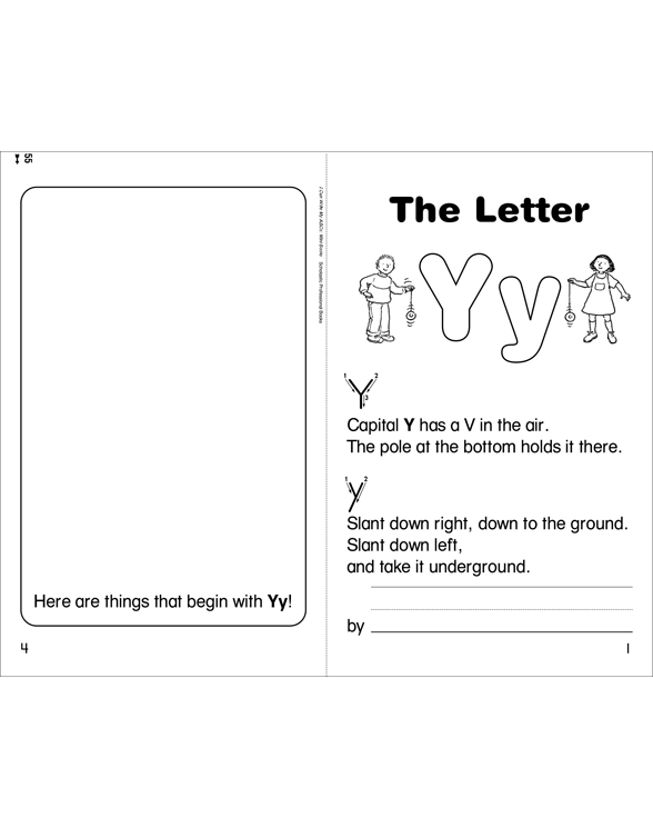 The Letter Yy | Printable Mini-Books