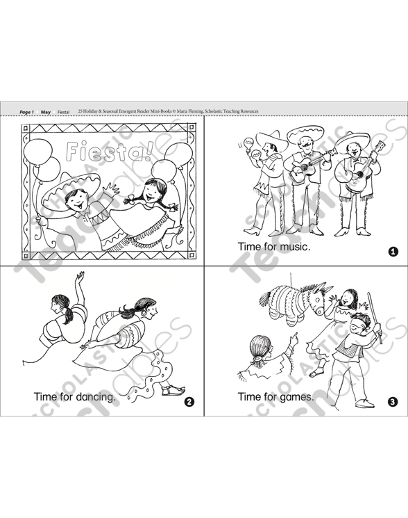 fiesta dancers coloring pages