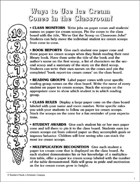 Ice Cream Reading Goal