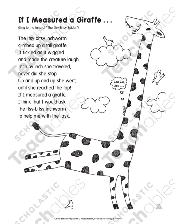 giraffe reading comprehension