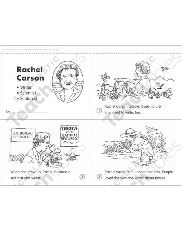 rachel carson coloring pages