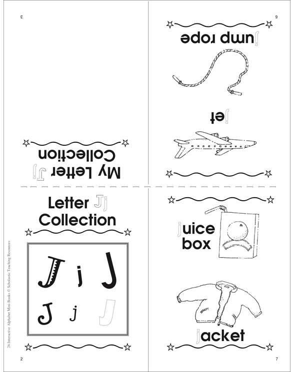 Letter Jj Book | Printable Mini-Books