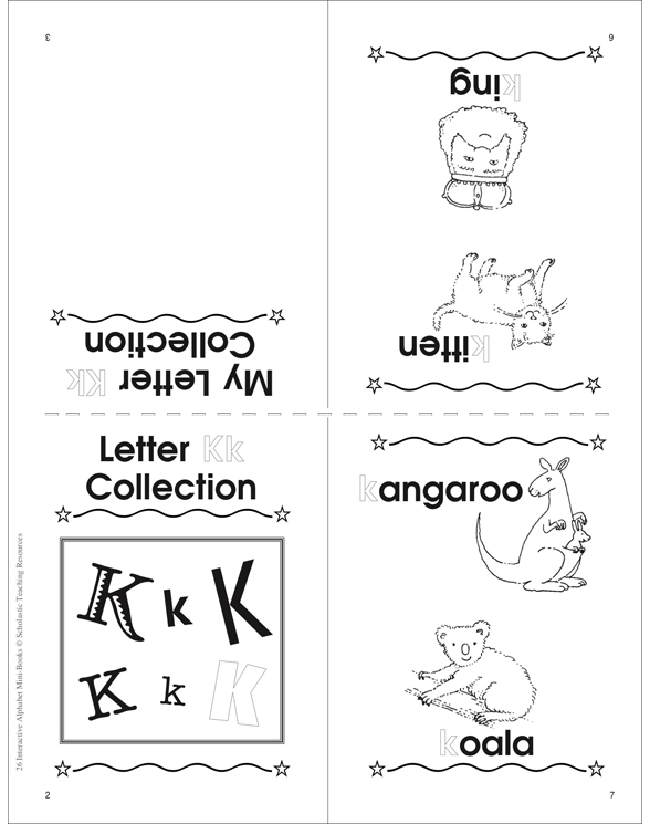 Letter Kk Book | Printable Mini-Books