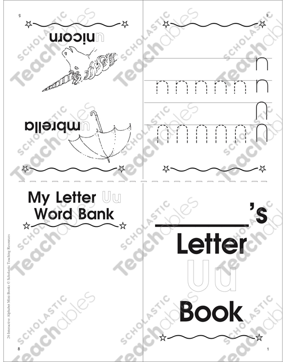 Letter Uu Book | Printable Mini-Books