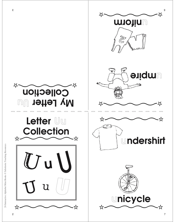 Letter Uu Book | Printable Mini-Books