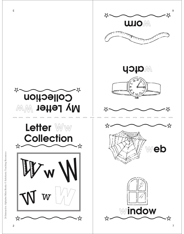Letter Ww Book | Printable Mini-Books
