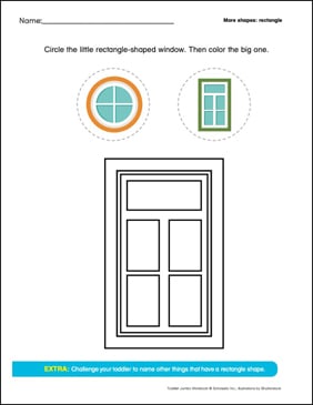 rectangle objects for kids