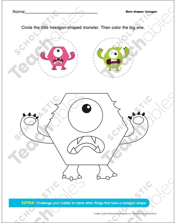 monster shape topmarks