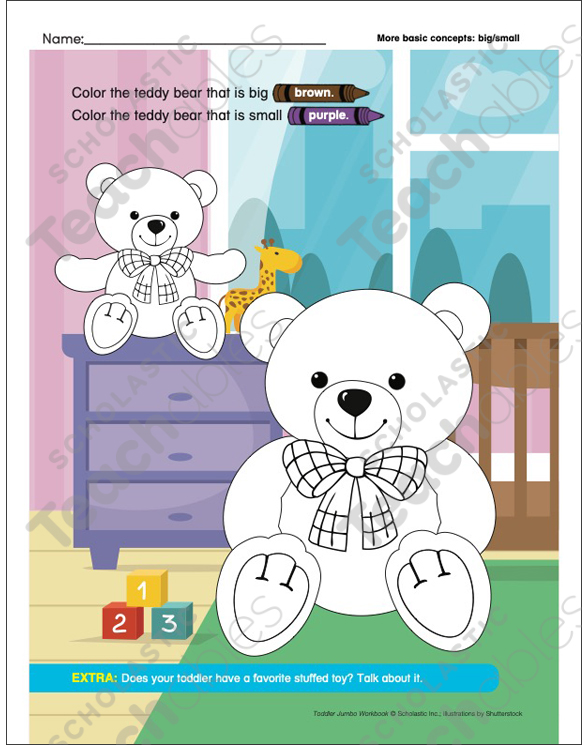 big coloring pages of bears