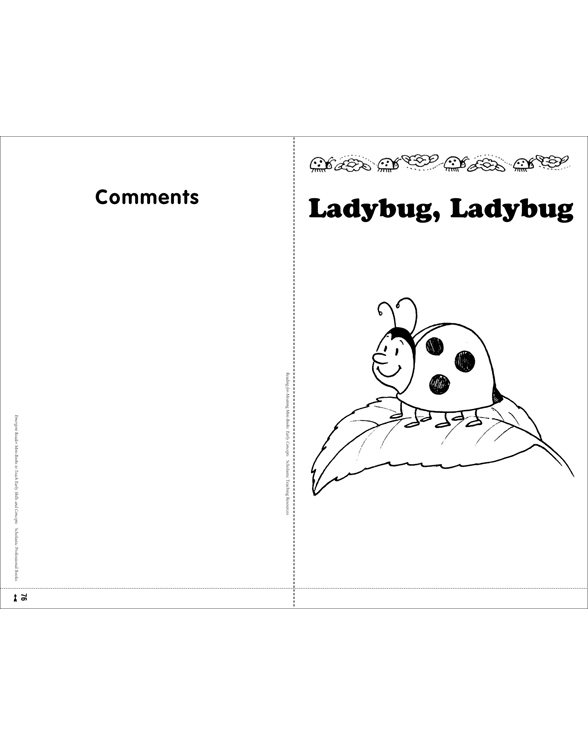 Ladybug, Ladybug (Early Concepts) | Printable Mini-Books, Cut and Pastes