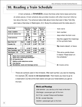 Reading Schedules Worksheets Empowered By THEM: Reading Graphs,