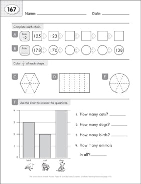 Scholastic Math Worksheets