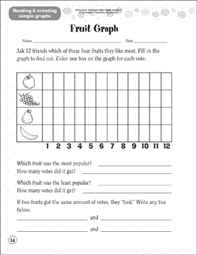 Fruit Graph | Printable Skills Sheets