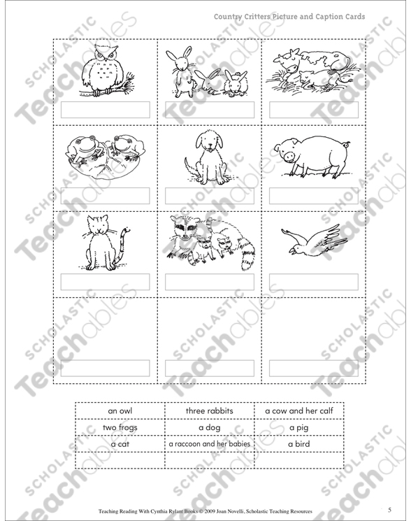 Night in the Country: Teaching With Favorite Cynthia Rylant Books ...