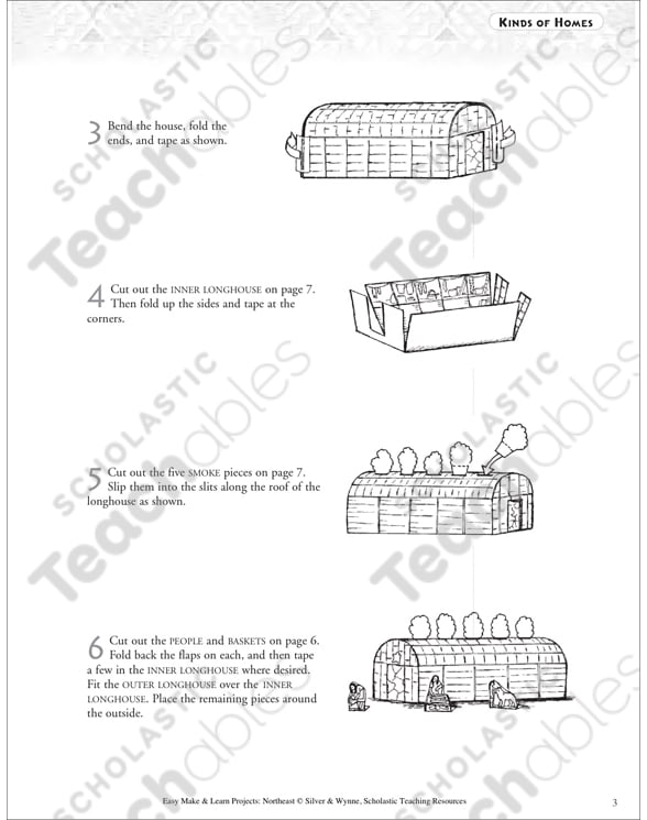 Iroquois Longhouse Diagram
