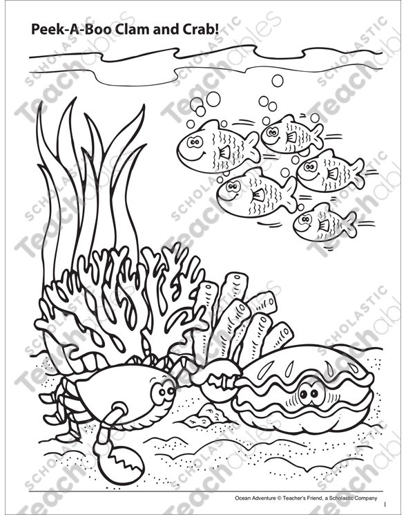 ocean theme coloring pages 3rd grade