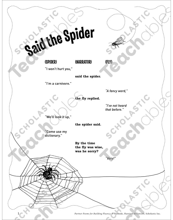 Inferences Worksheets Printable Poems