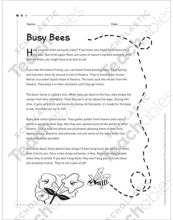 Honey Bee Comprehension