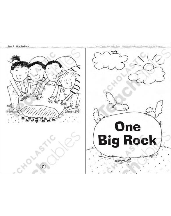 One Big Rock | Printable Mini-Books