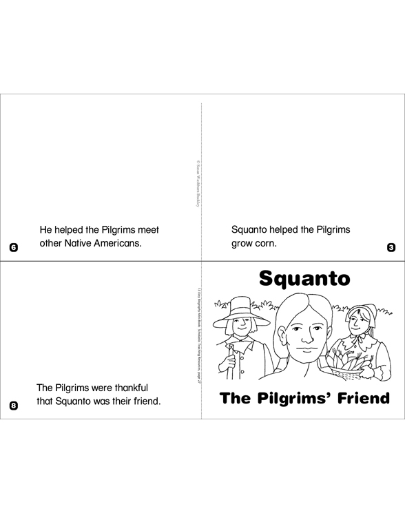 Squanto: The Pilgrims’ Friend | Printable Mini-Books