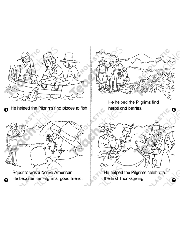 Squanto: The Pilgrims’ Friend | Printable Mini-Books