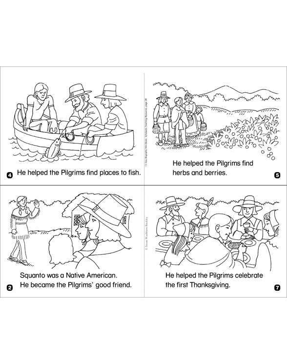 Squanto: The Pilgrims’ Friend | Printable Mini-Books