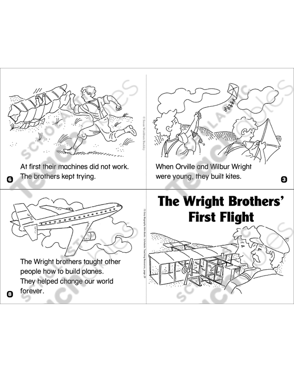 the wright brothers coloring pages