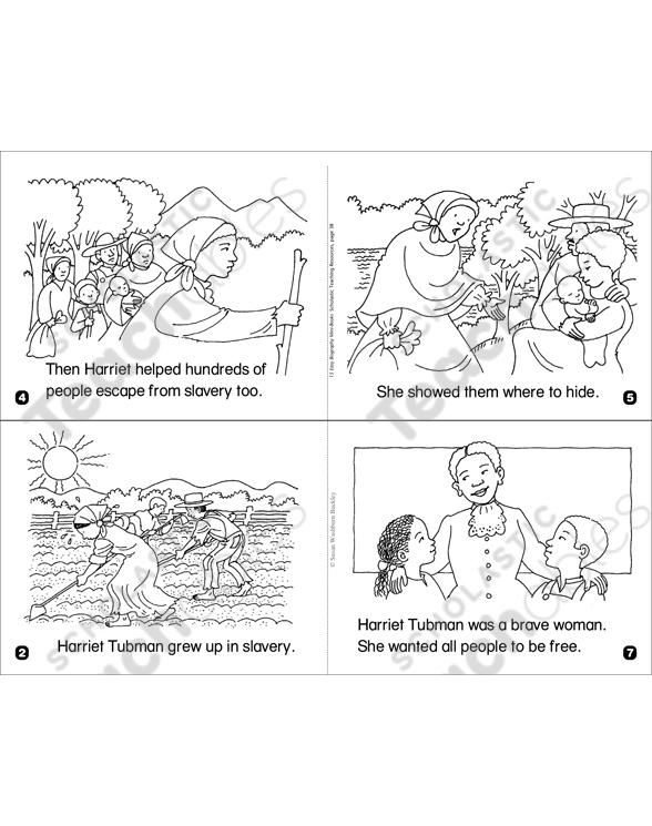 Harriet Tubman: A Leader to Freedom | Printable Mini-Books