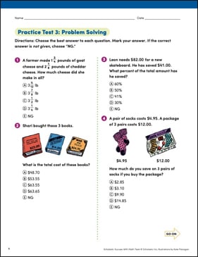 grade 6 math problem solving