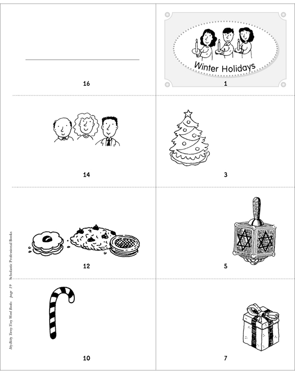 Winter Holidays | Printable Mini-Books