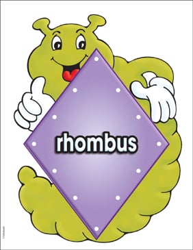 Rhombus Shapes For Kids