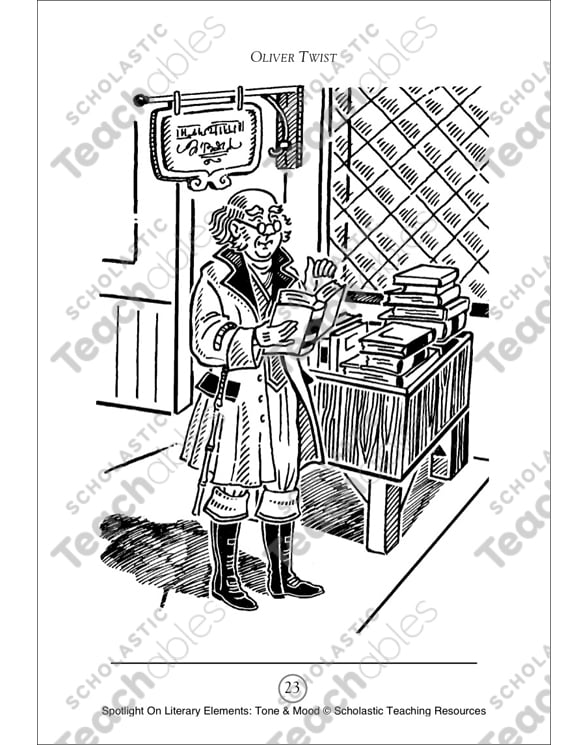 oliver twist coloring pages